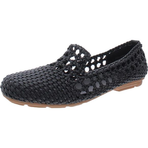 Array | Shoes | Array Womens Tori Black Metallic Woven Slip On Smoking ...